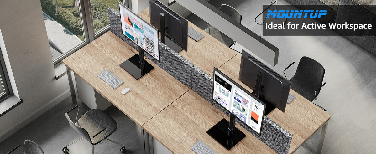 Freestanding Monitor Mounts – MOUNTUP