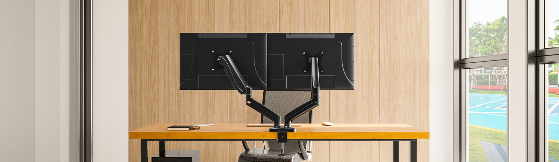 Dual Monitor Stands, Mounts & Arms – MOUNTUP