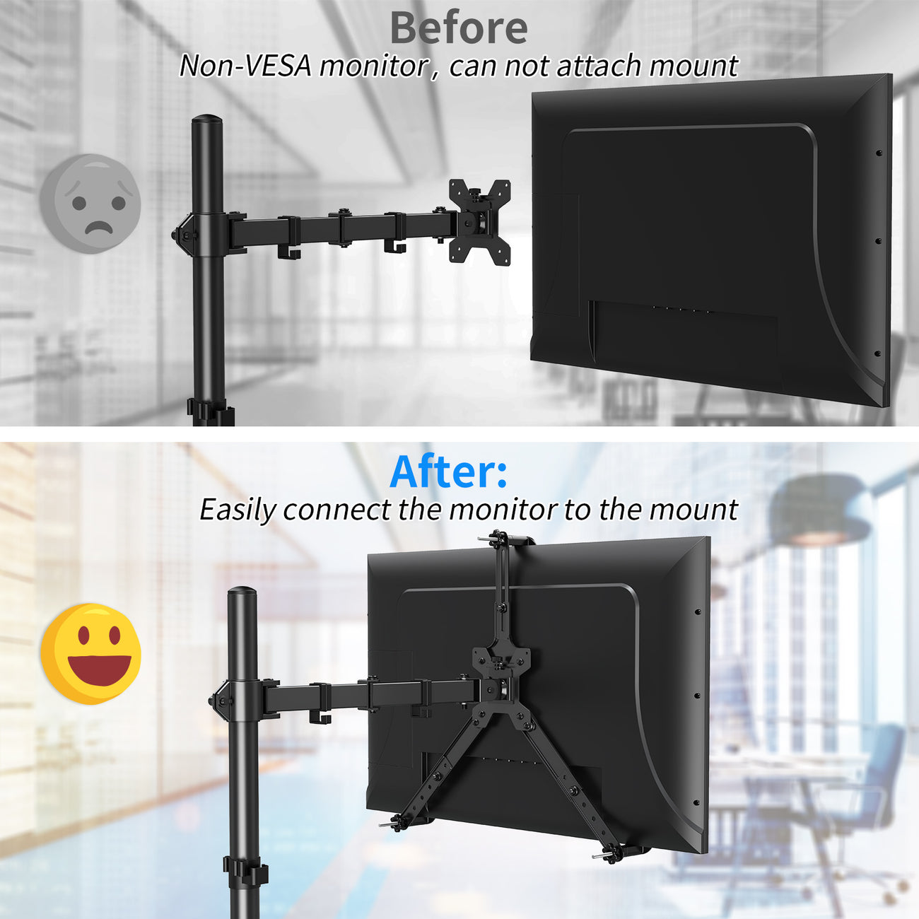 Universal VESA Mount Adapter Kit MU0045 – MOUNTUP