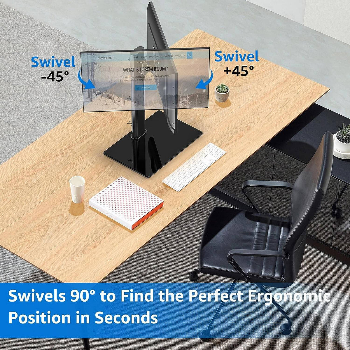 MOUNTUP Single Monitor Desk Stand for 13''-32’’ Monitors MU1003