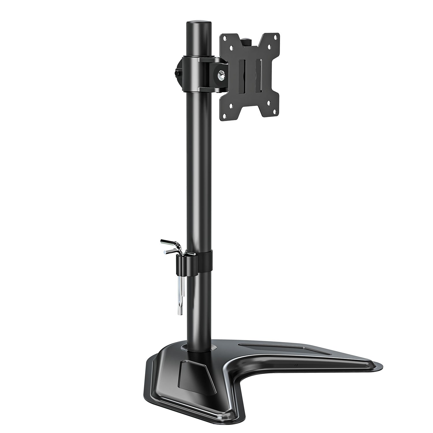 Single Monitor Desk Stand Height Adjustable Monitor Mount - MOUNTUP