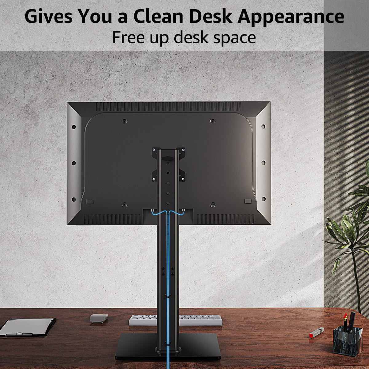 Vertical Dual Monitor Stand for 13"-42'' Monitors MU1005 – MOUNTUP