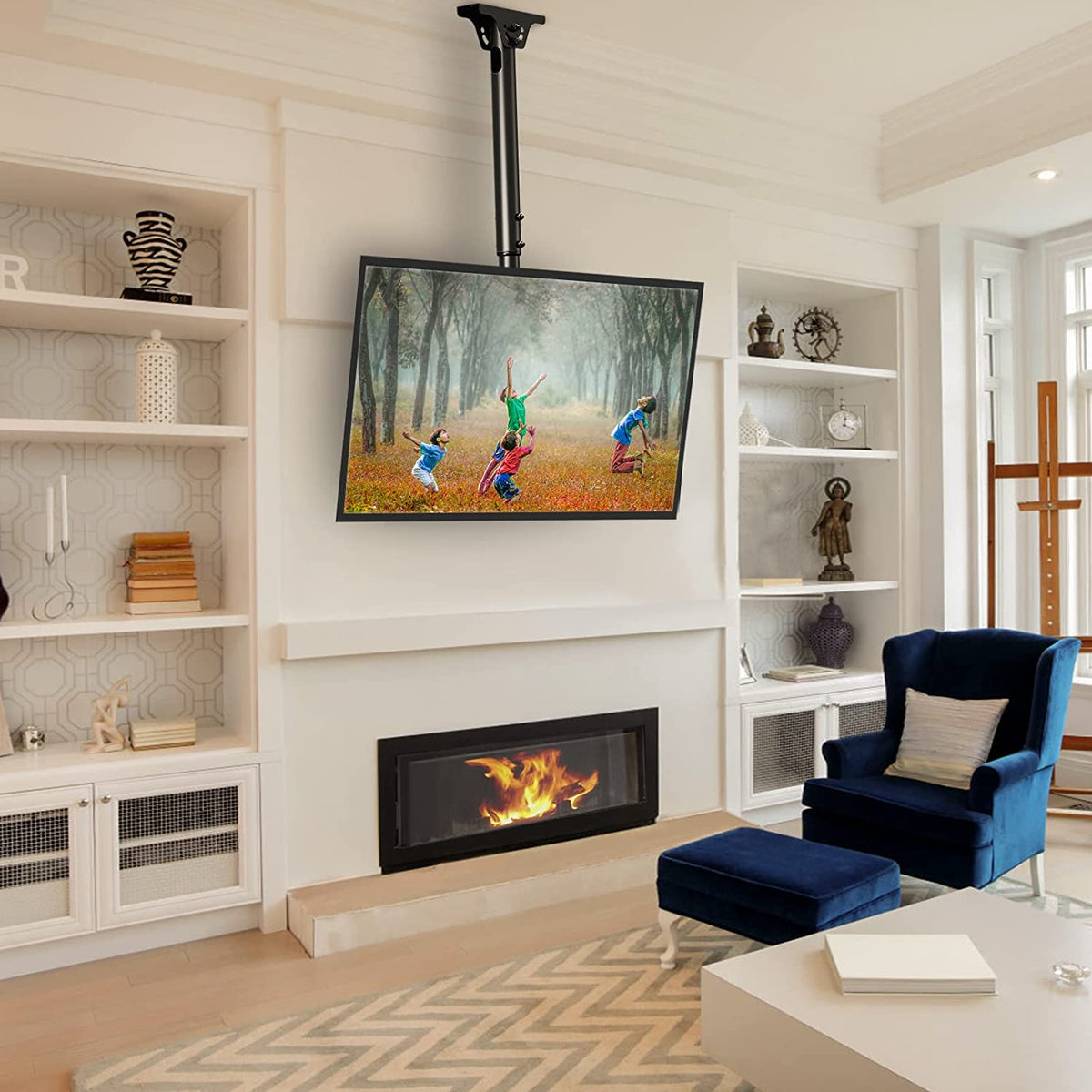 Ceiling TV Mount for 24-65 inch TVs - MOUNTUP