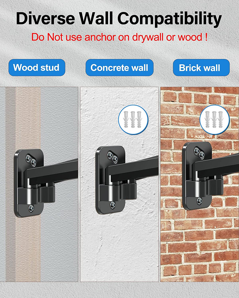 Dual Monitor Wall Mount Black for Two Monitors Max 32 inch - MOUNTUP