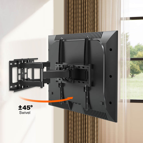 Full Motion TV Wall Mount for 26-65 inch TVs - MOUNTUP