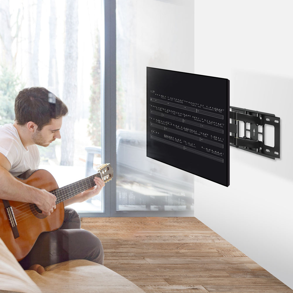 Full Motion TV Wall Mount for Large 42-75 inch TVs - MOUNTUP